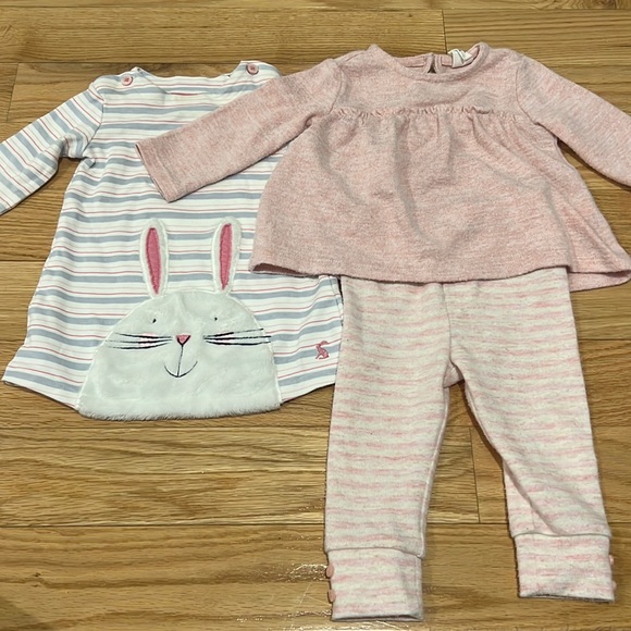 Joules | Matching Sets | Copy Gap And Joules Baby Girl 62 Month Bundle Bunny For Easter | Poshmark